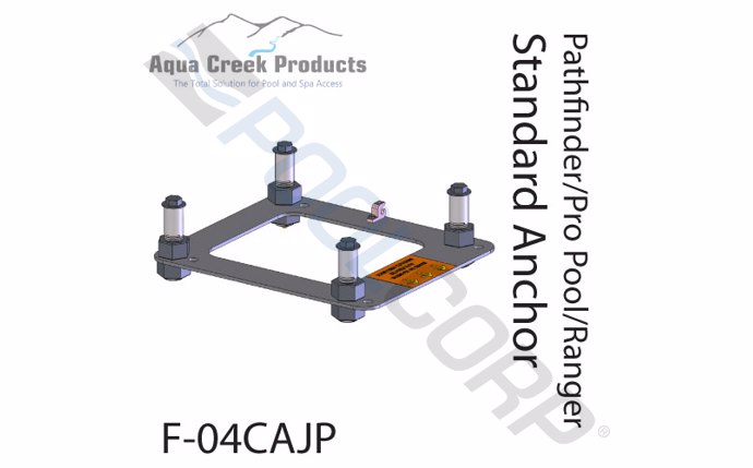 F-04CAJP POOL PRO/RANGER, ANCHOR KIT – 24-7 POOLS AND SPAS